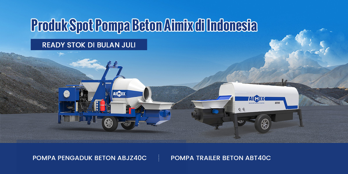 Jual Pompa Beton (Concrete Pump) Di Indonesia - Aimix Group In Indonesia